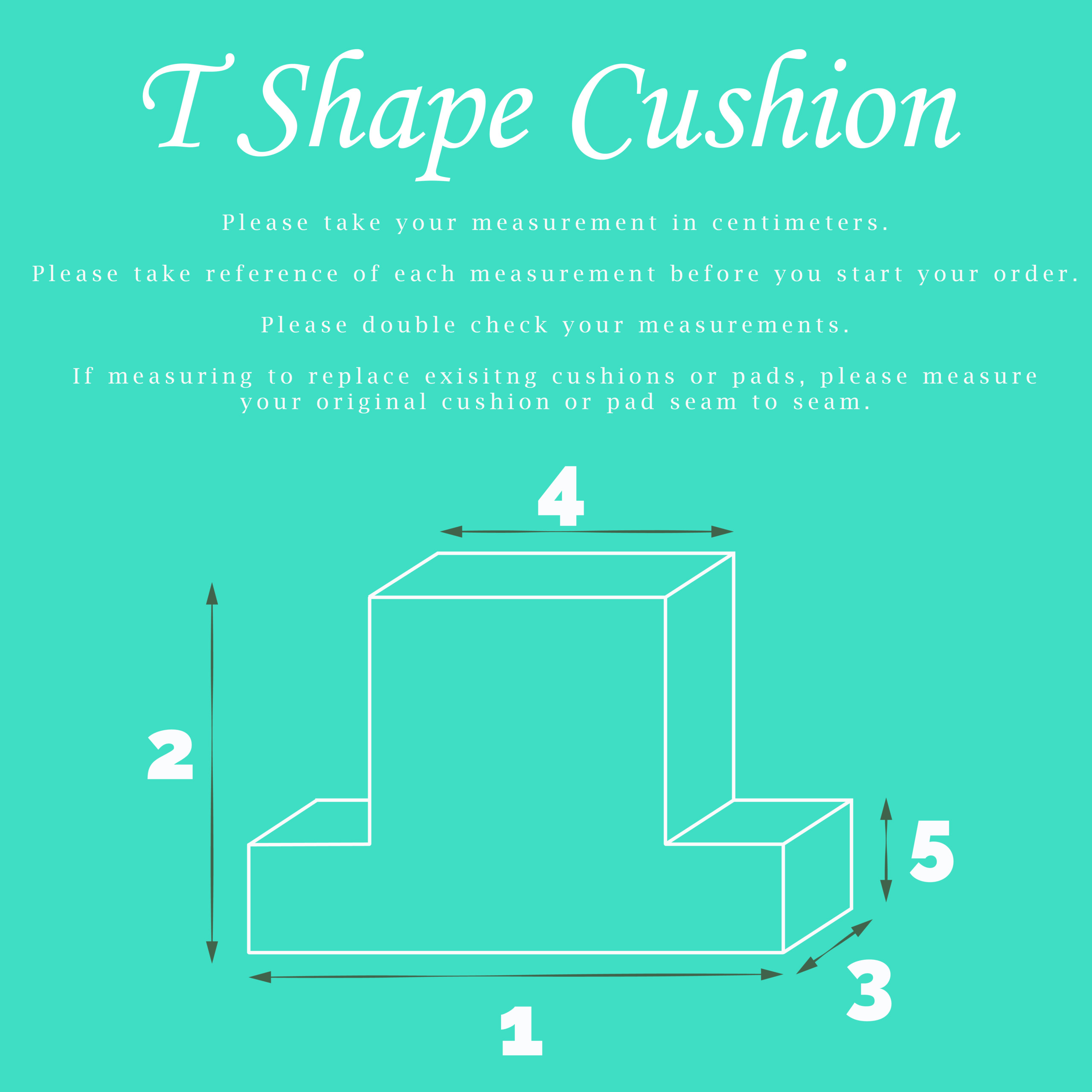 T Shape Cushion | Rooms By Me